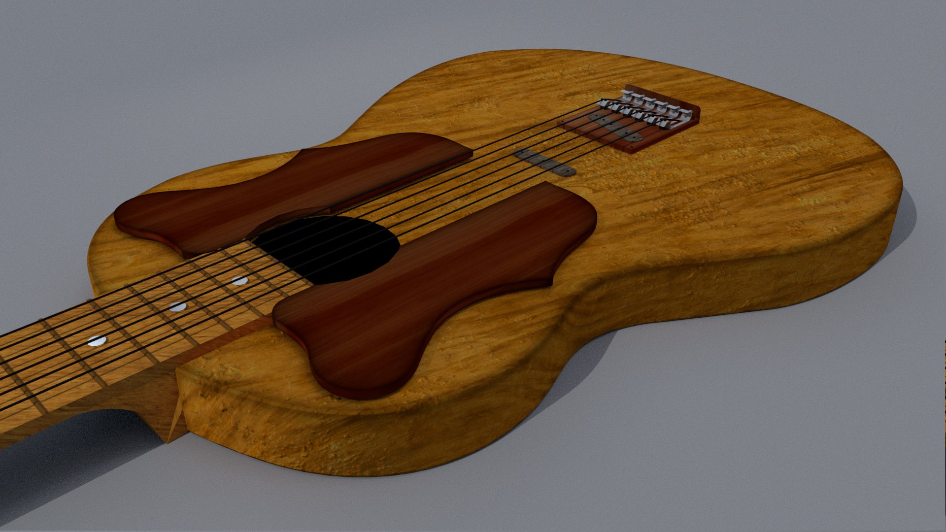 3D model guitar - TurboSquid 1436890