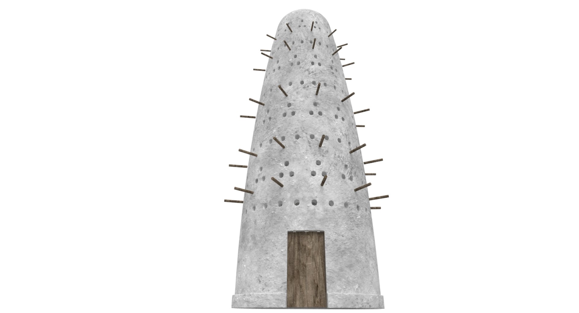 Pbr Farm Pigeon Tower Building 3D Model - TurboSquid 1269720