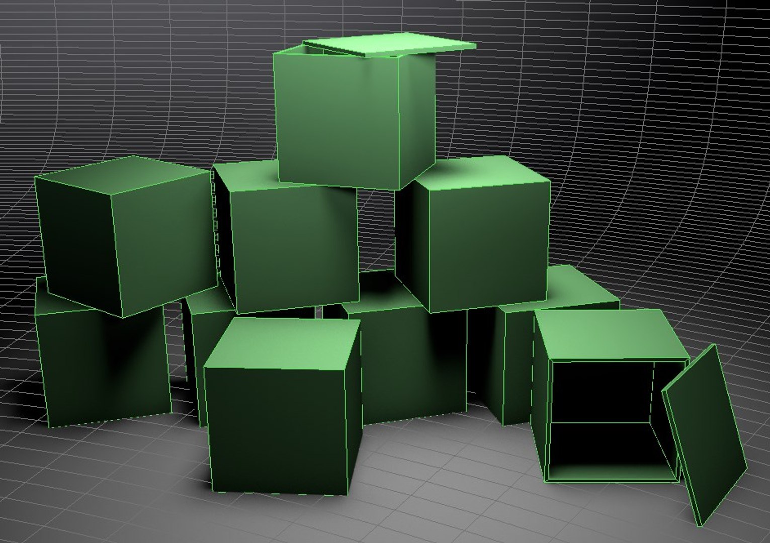 Set Boxes 10 Species 3D Model - TurboSquid 1385499