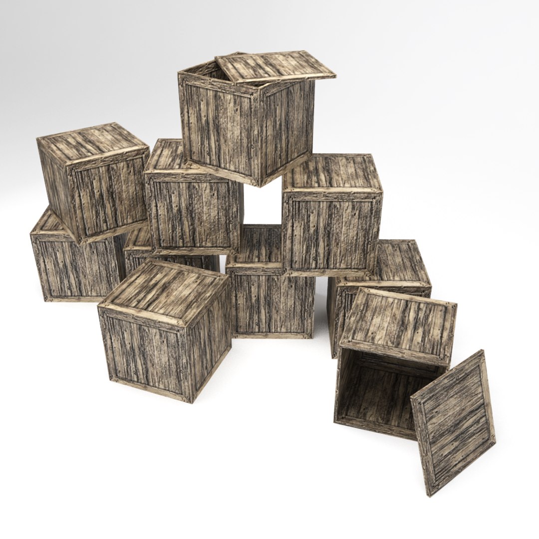 Set Boxes 10 Species 3D Model - TurboSquid 1385499