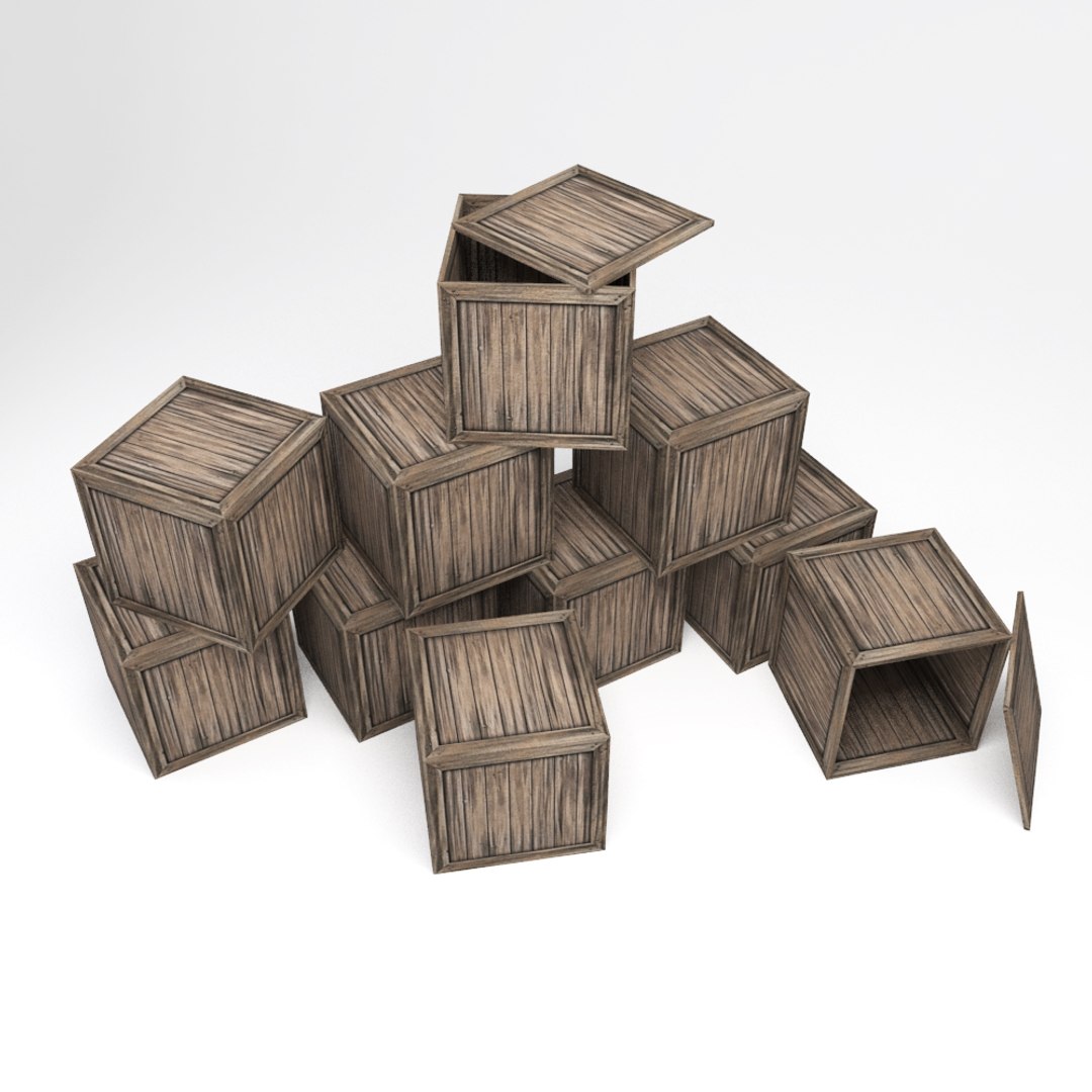 Set Boxes 10 Species 3D Model - TurboSquid 1385499