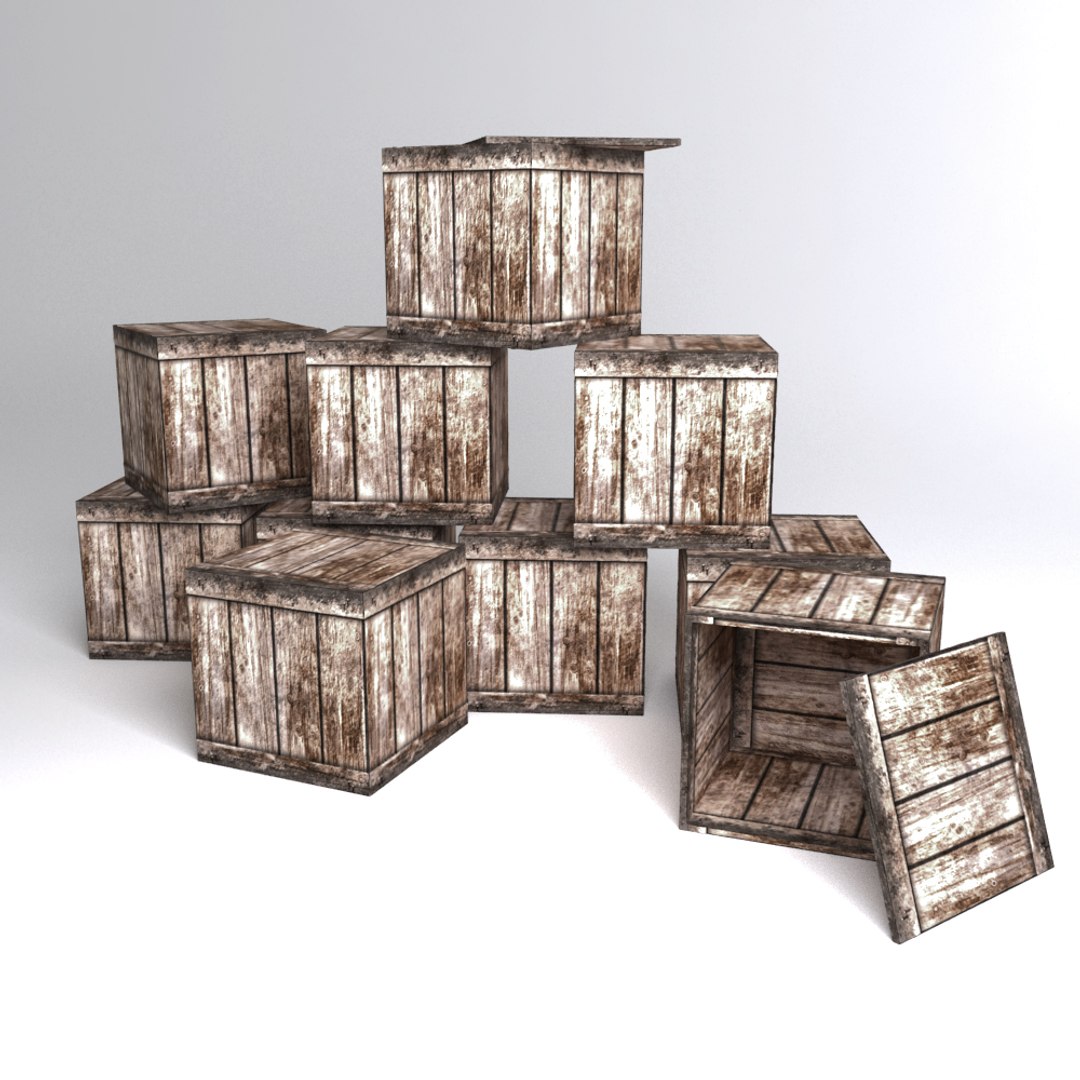 Set Boxes 10 Species 3D Model - TurboSquid 1385499