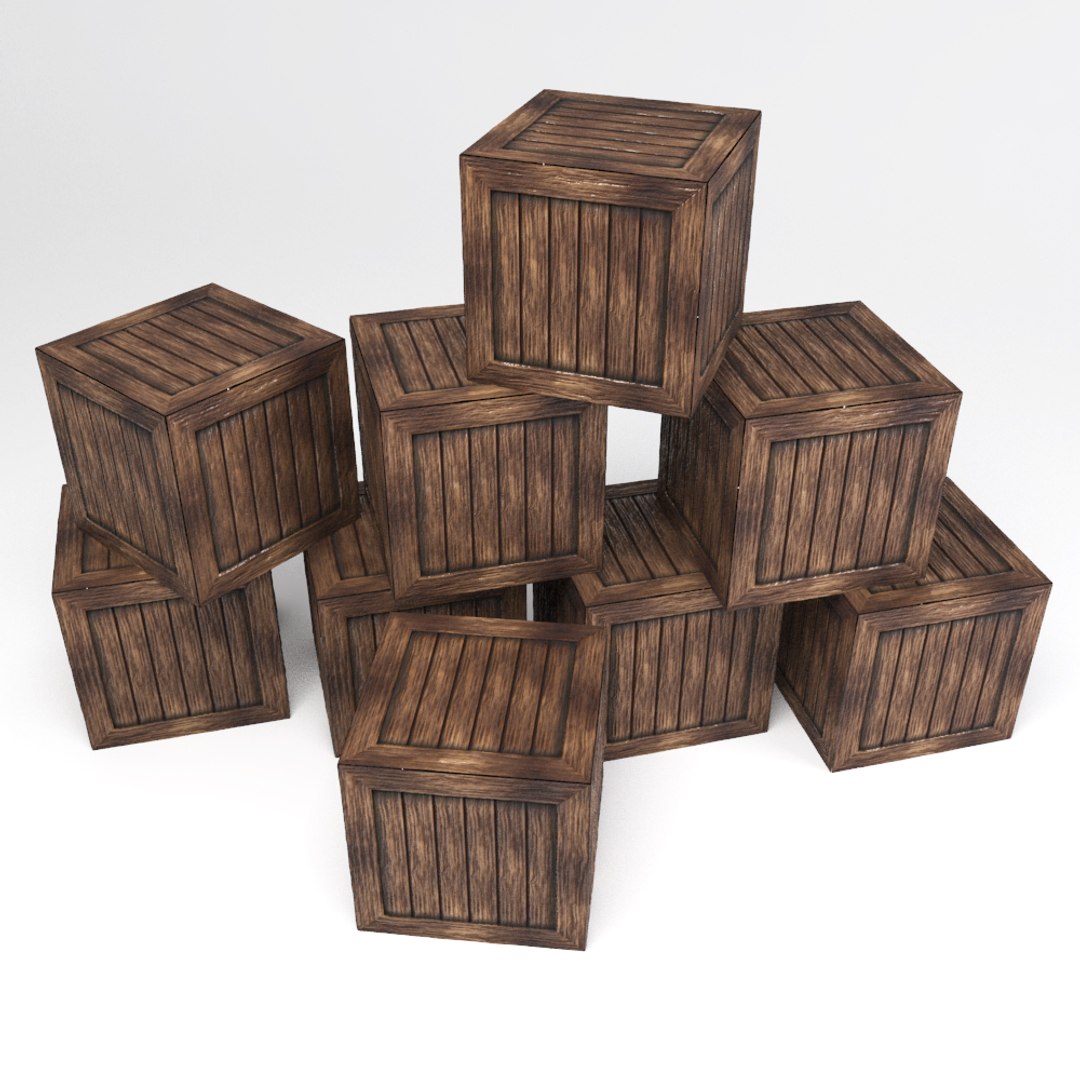 Set Boxes 10 Species 3D Model - TurboSquid 1385499