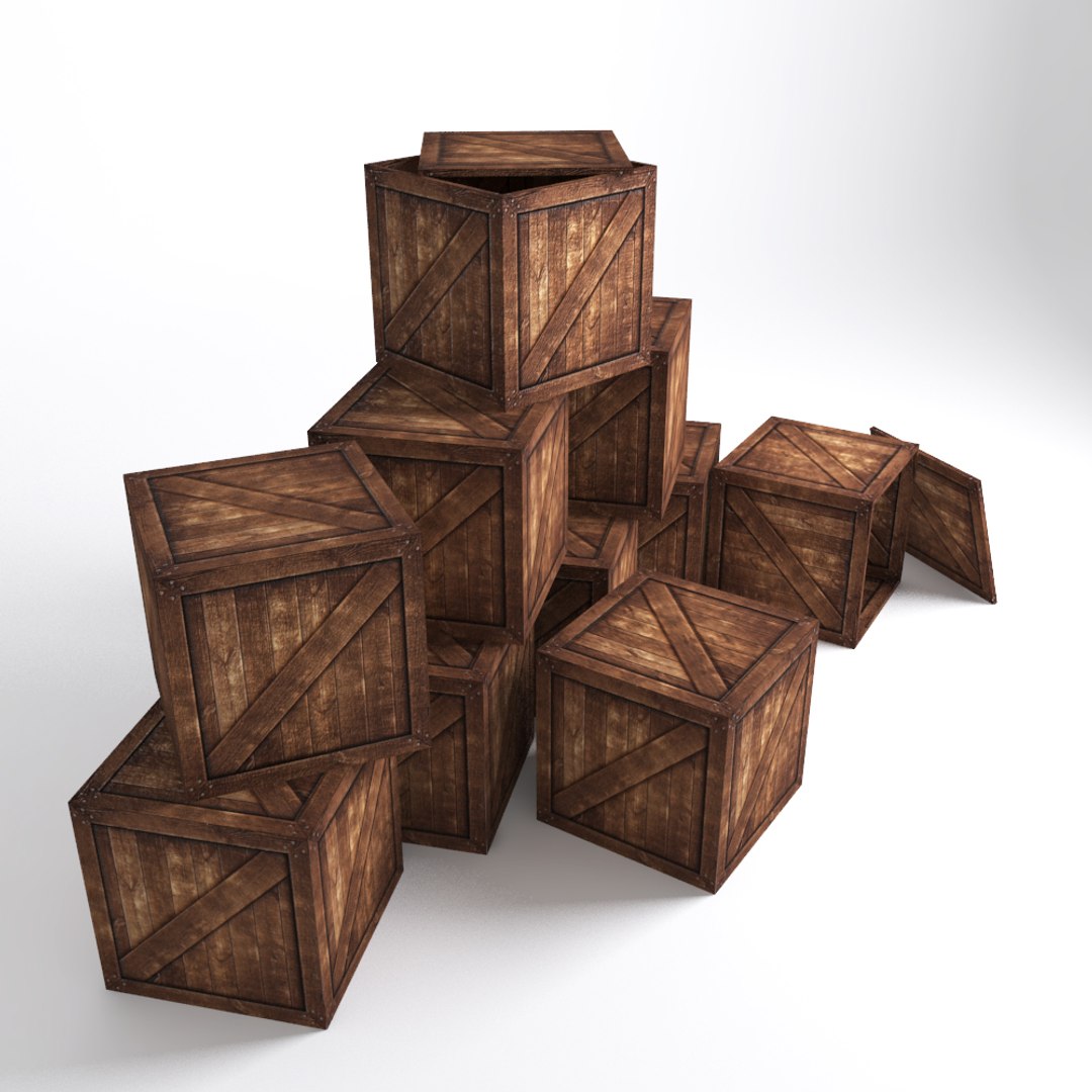Set Boxes 10 Species 3D Model - TurboSquid 1385499