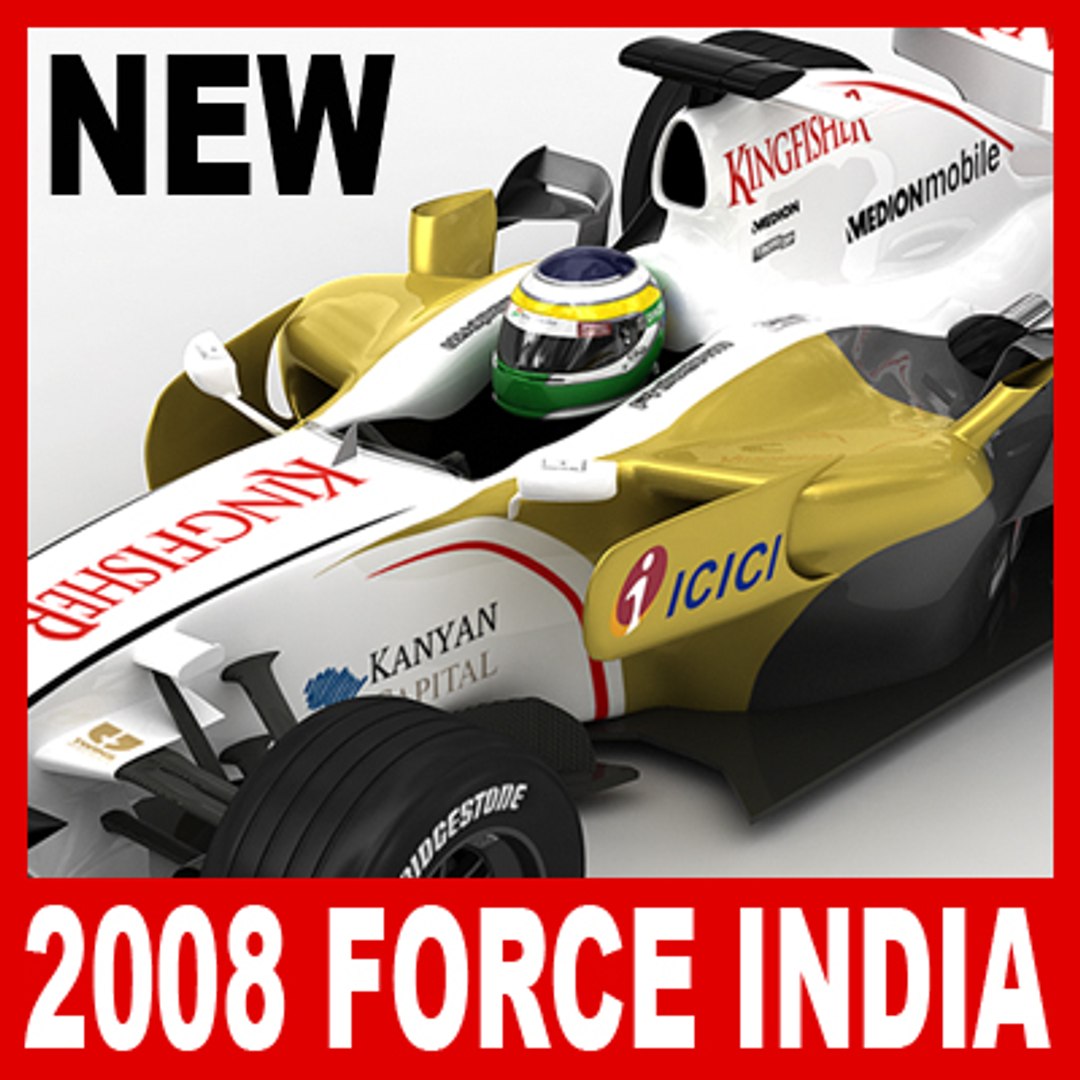 2008 1 Force India 3d Max