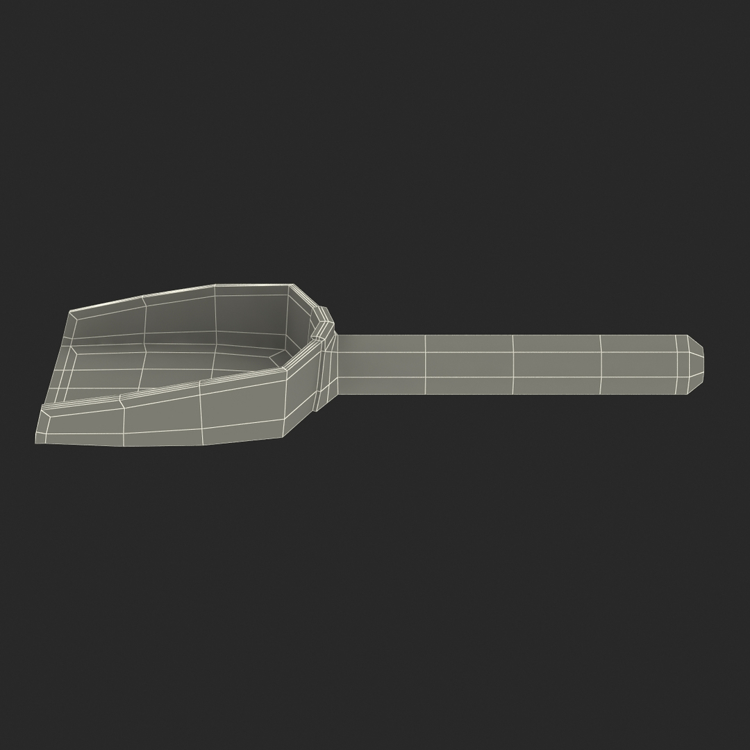 Toy Shovel 3 Modeled 3d Model