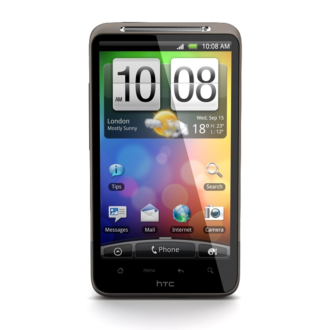 3d Model Of Htc Desire Hd