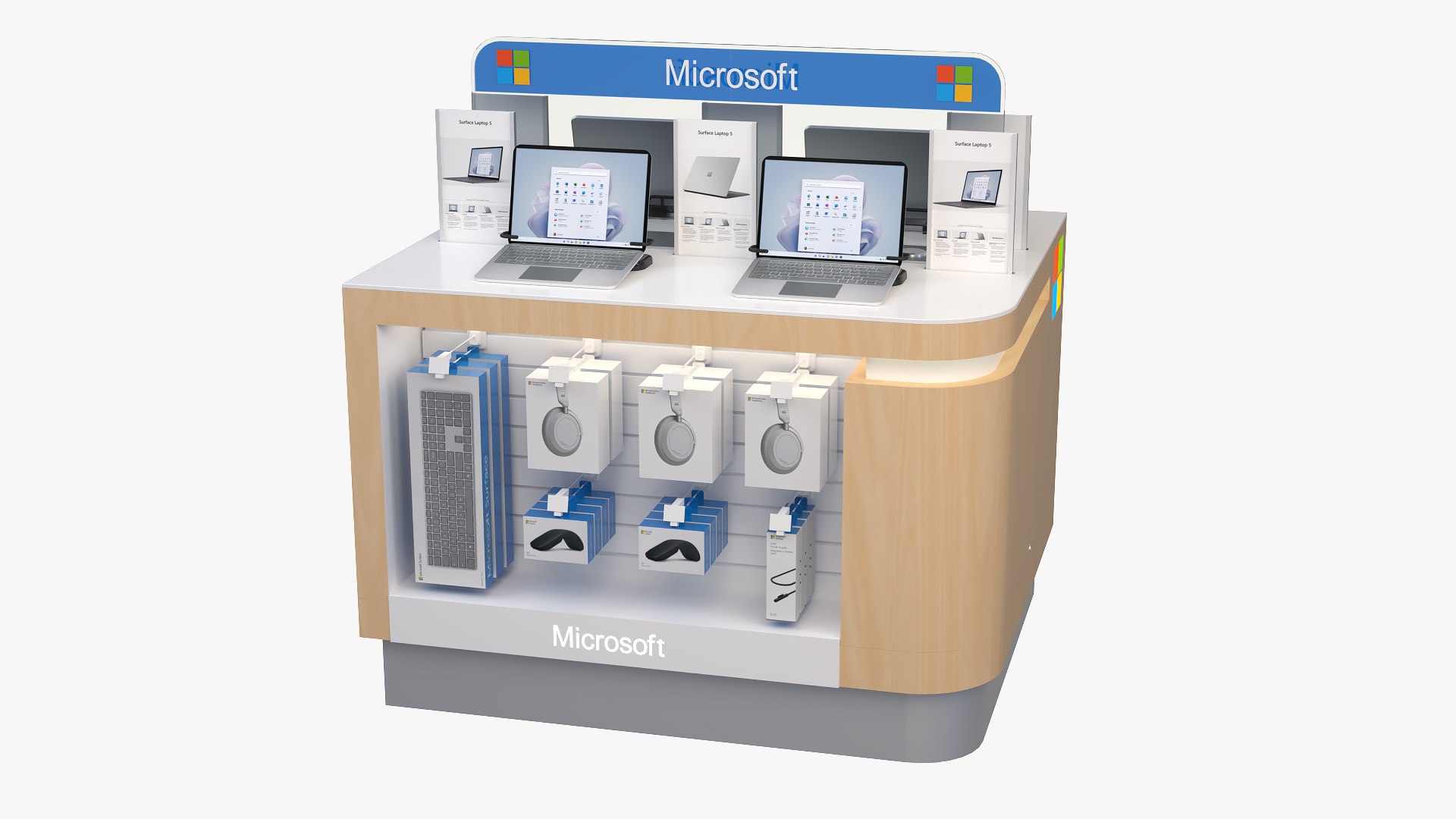 Counter Kiosk Furniture Design For Display Of Products In Stores 3D ...