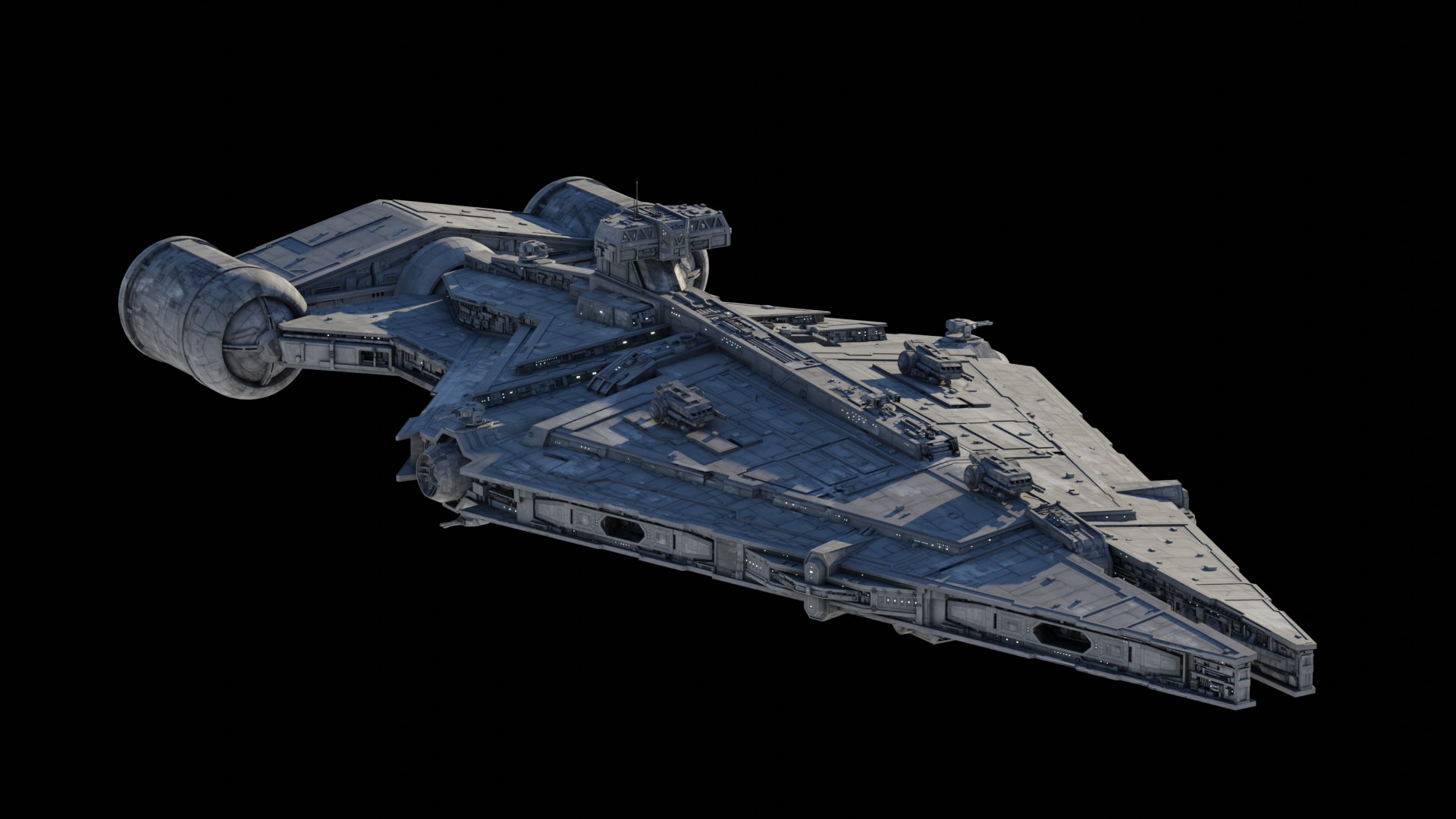 3D Star Wars Arquitens-Class Command Cruiser - TurboSquid 2135265