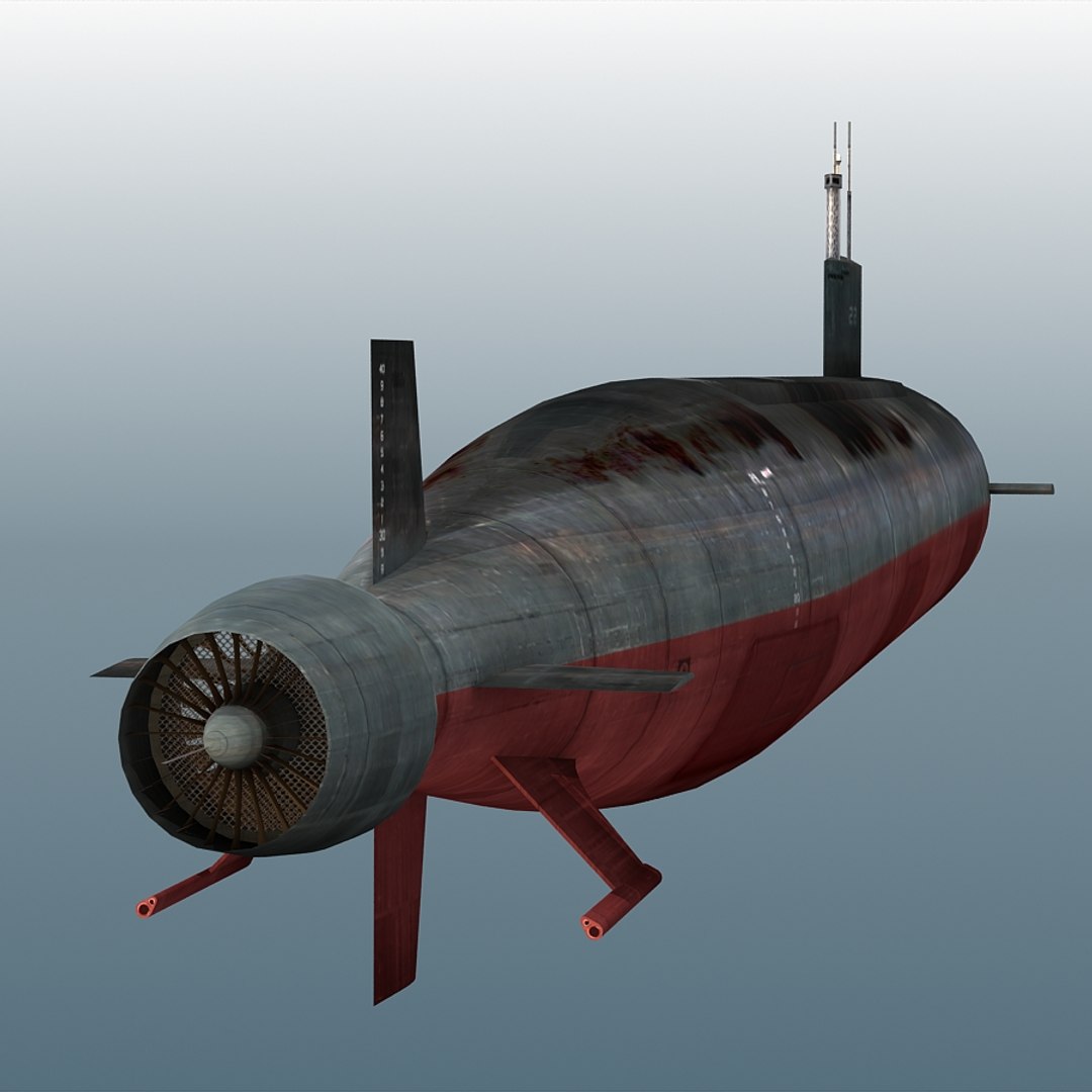 3ds Max S Connecticut Ssn-22 Submarine