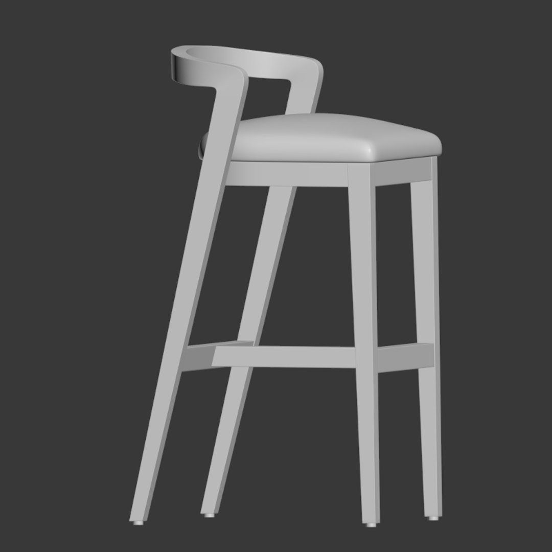 Venus bar stool parladesign 3D model - TurboSquid 1570510