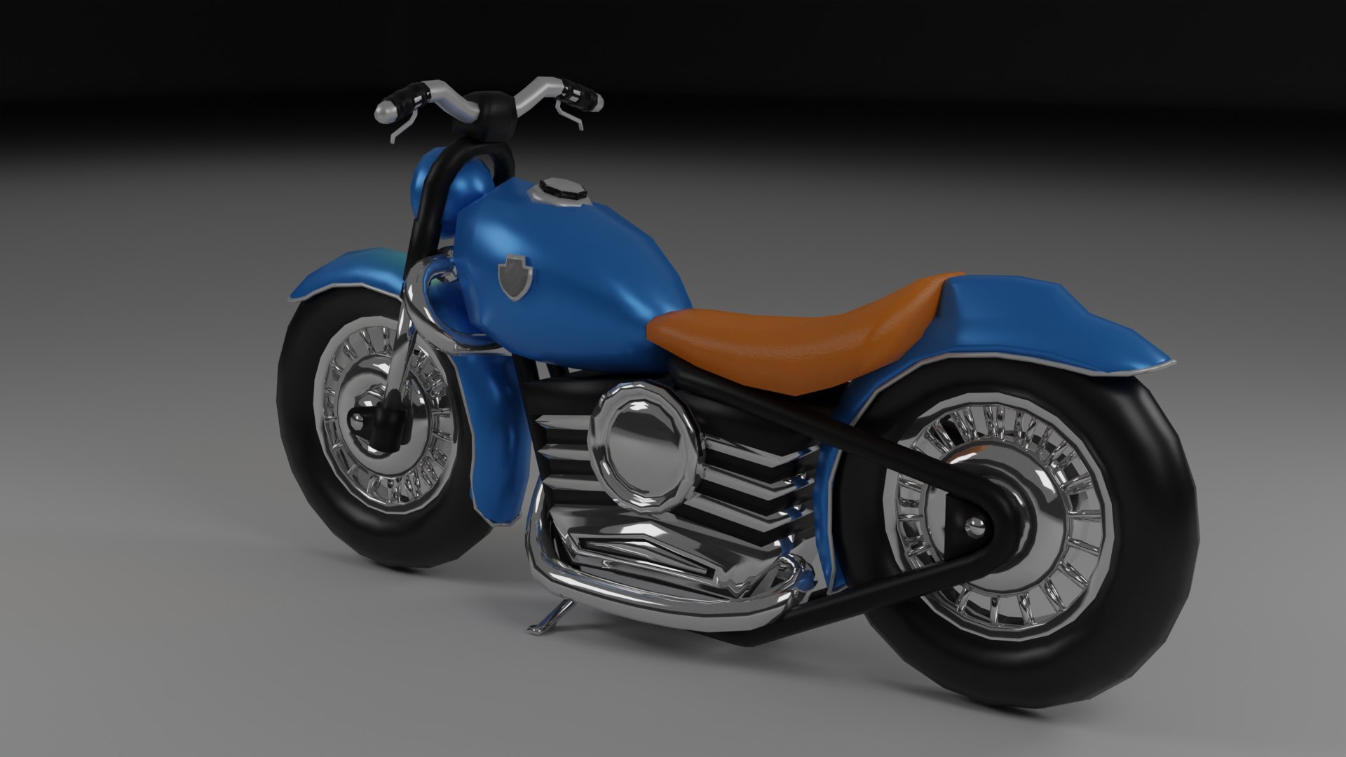 Low Poly Motorcycle 3D Model - TurboSquid 1969743