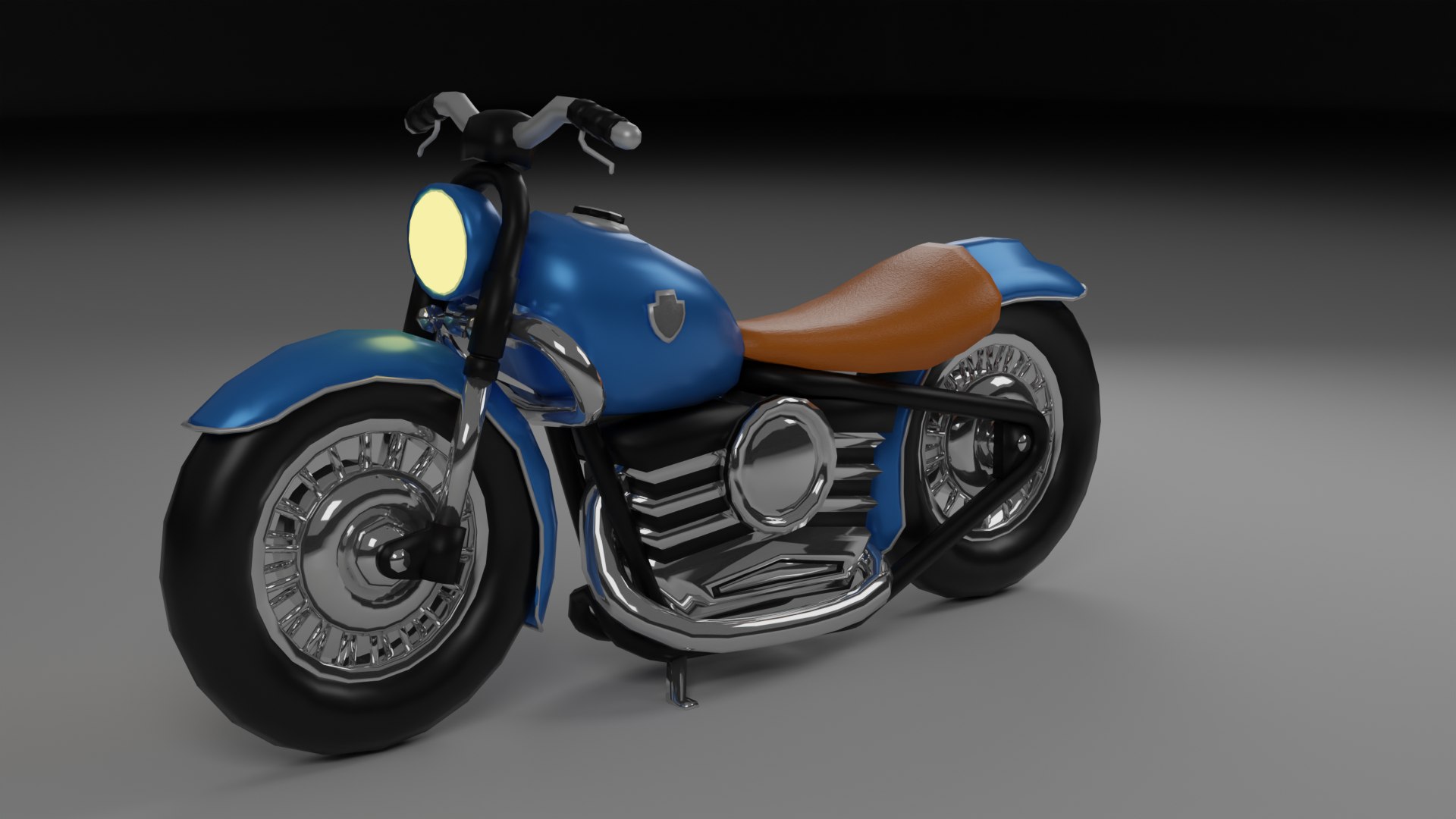 Low Poly Motorcycle 3D Model - TurboSquid 1969743