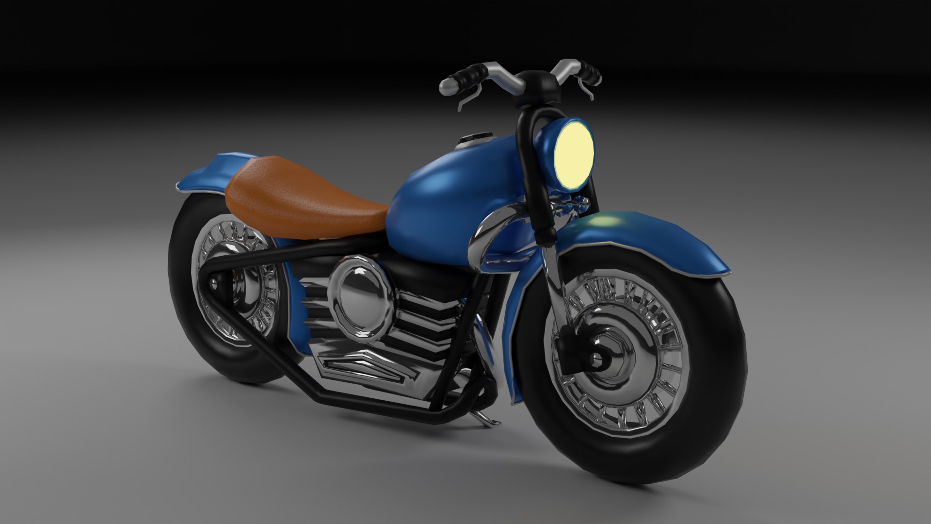 Low Poly Motorcycle 3D Model - TurboSquid 1969743