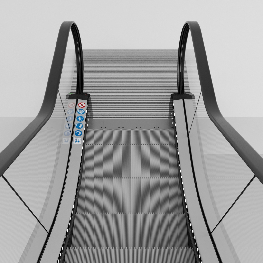 3d escalator 4m