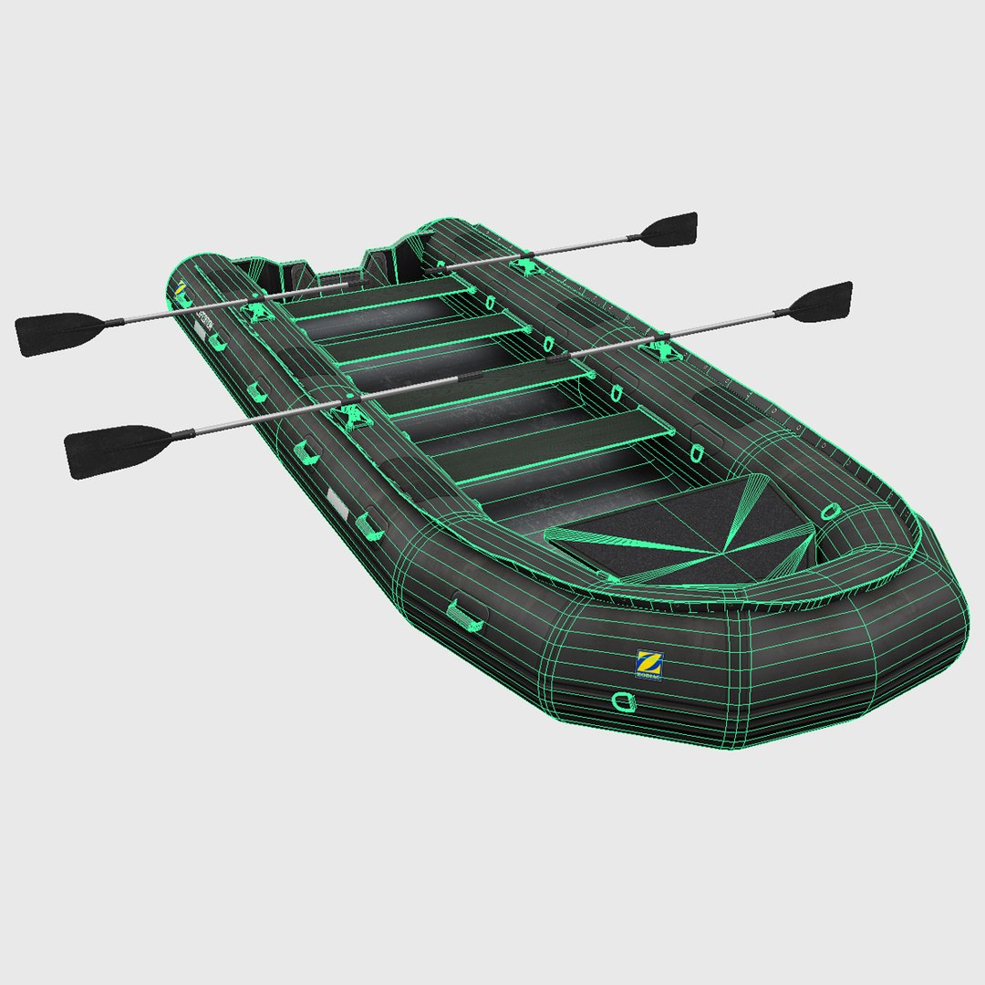 3d inflatable zodiac boat