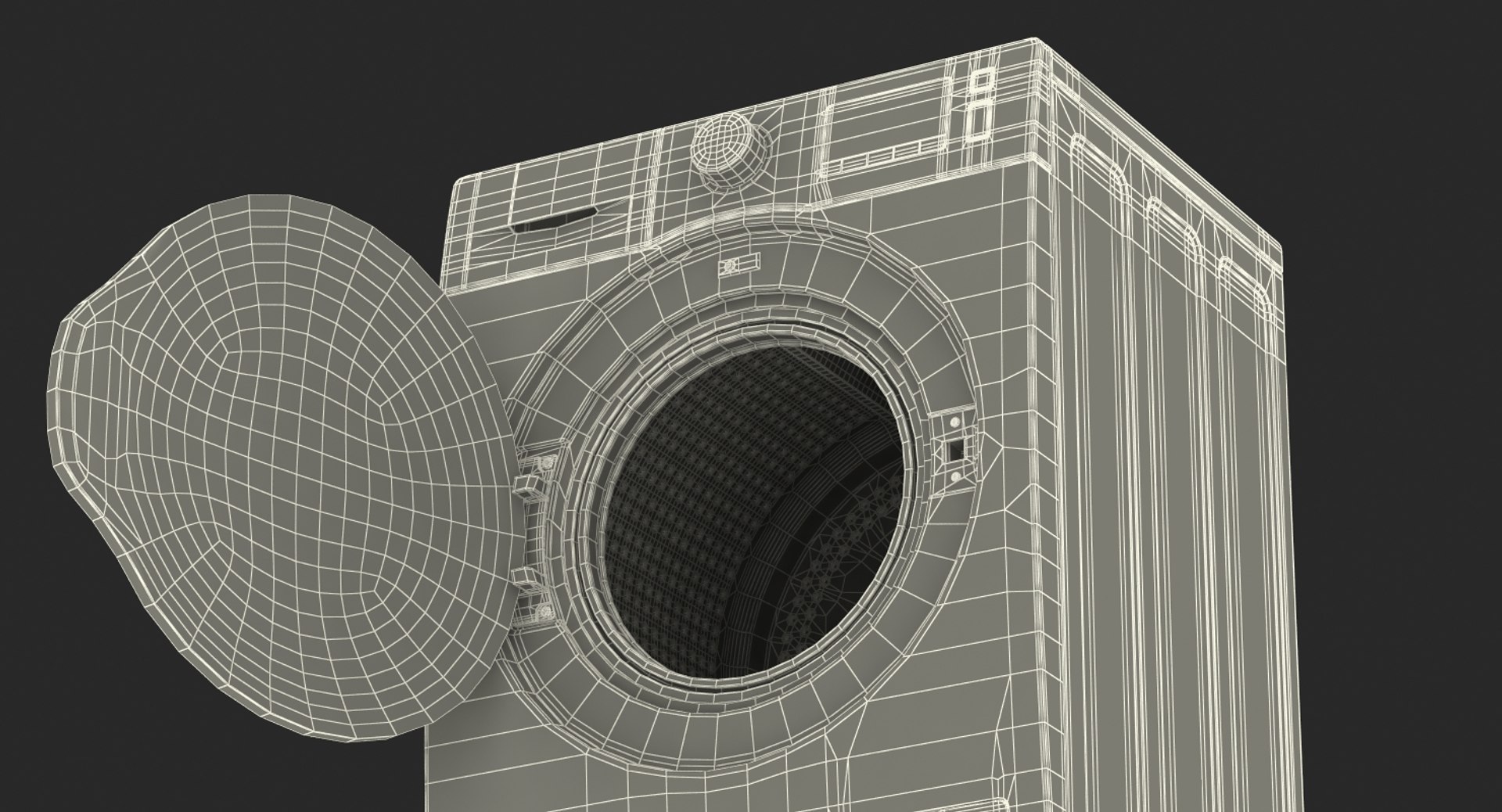 Load Washing Machine White 3D - TurboSquid 1287003