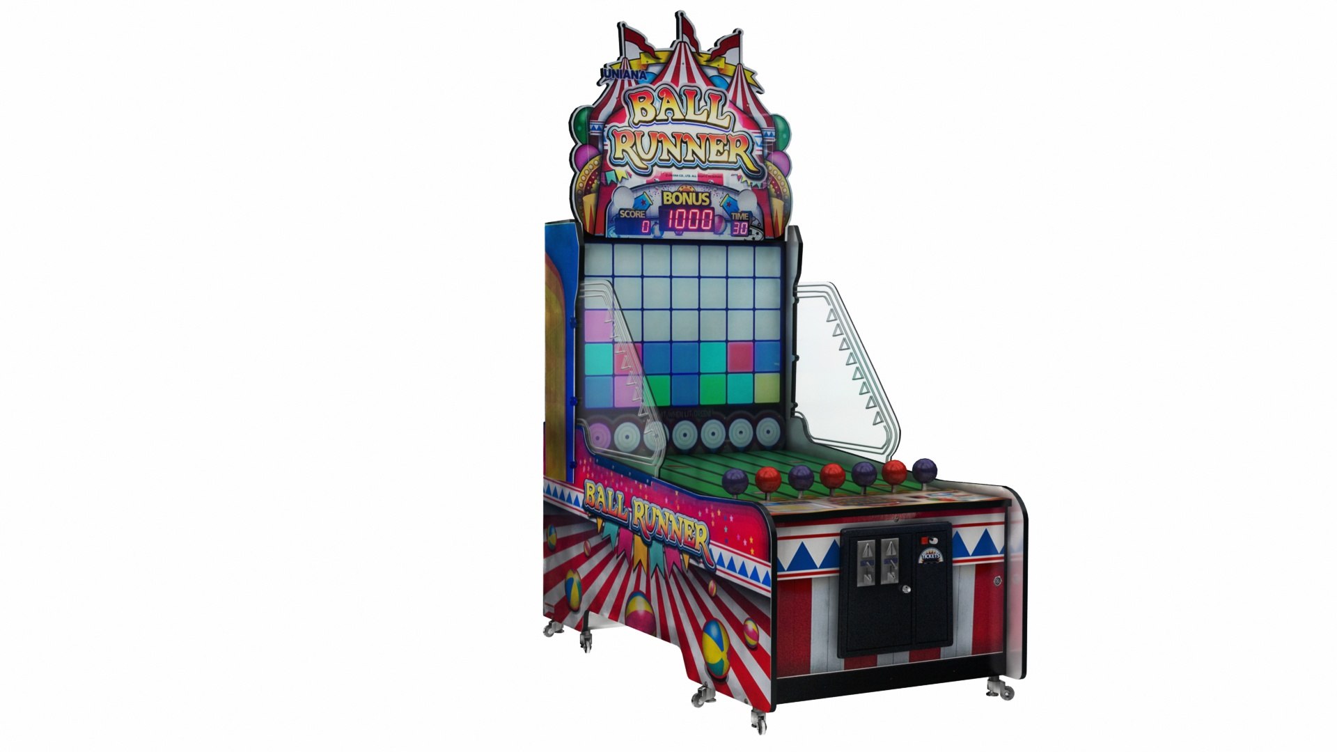 3D arcade 3 1 skeeball - TurboSquid 1504210