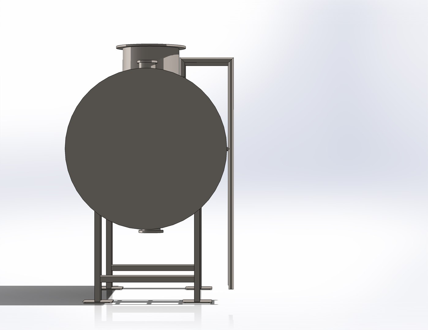 3D Steel Tank Model - TurboSquid 1974756