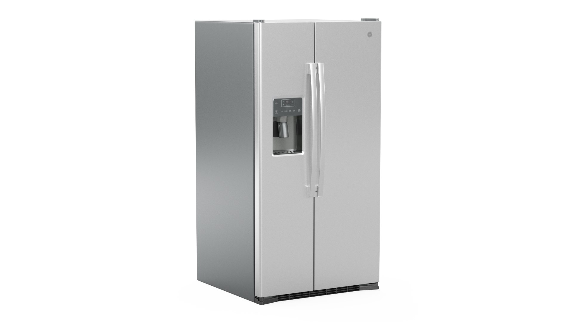 3D GE Side By Side Refrigerator GSS25GYPFS - TurboSquid 2087797