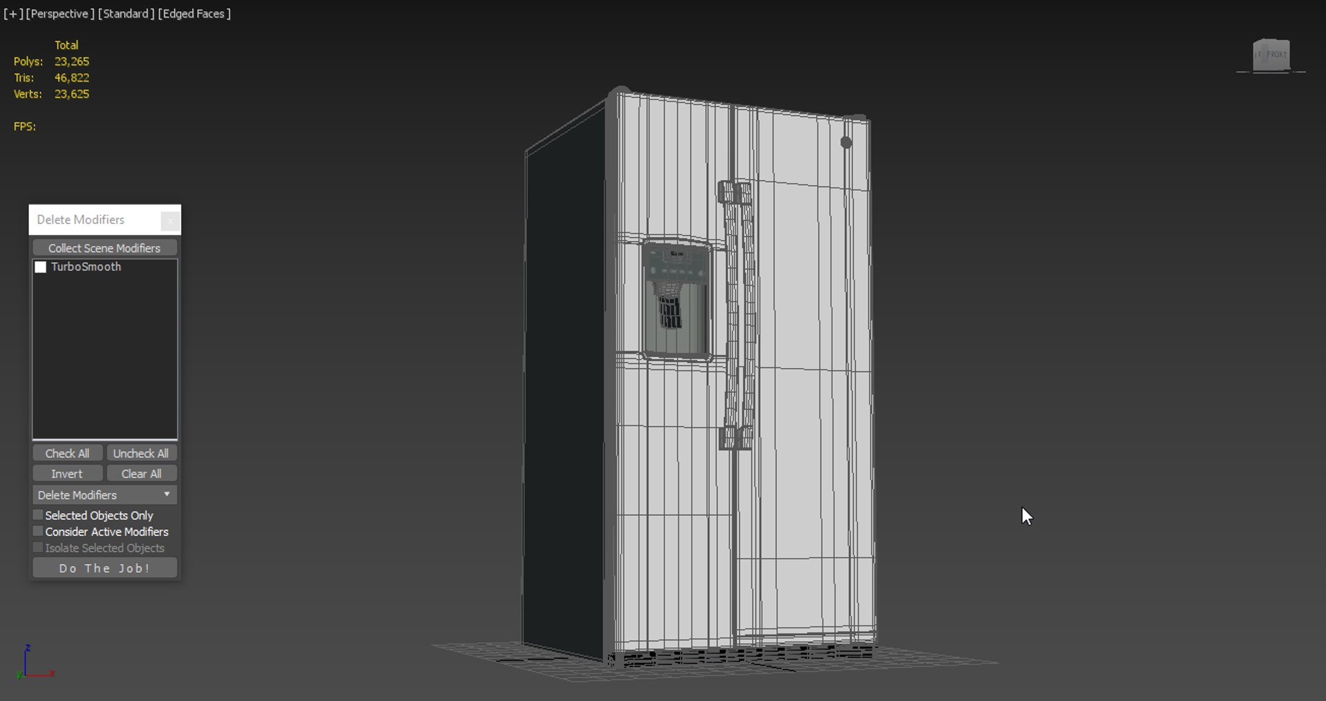 3D GE Side By Side Refrigerator GSS25GYPFS - TurboSquid 2087797