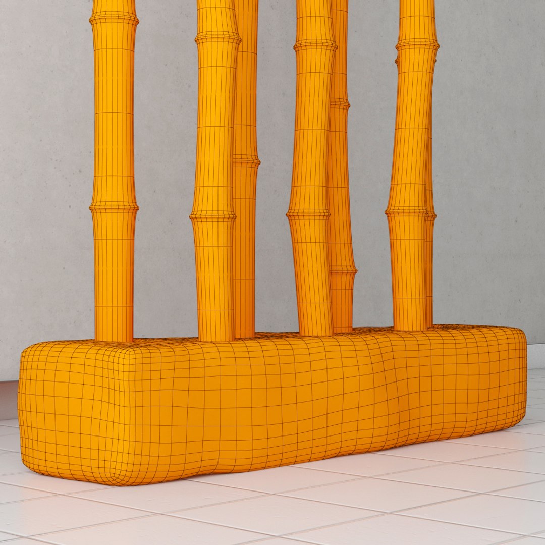 Bamboo Decor Model - TurboSquid 1481296