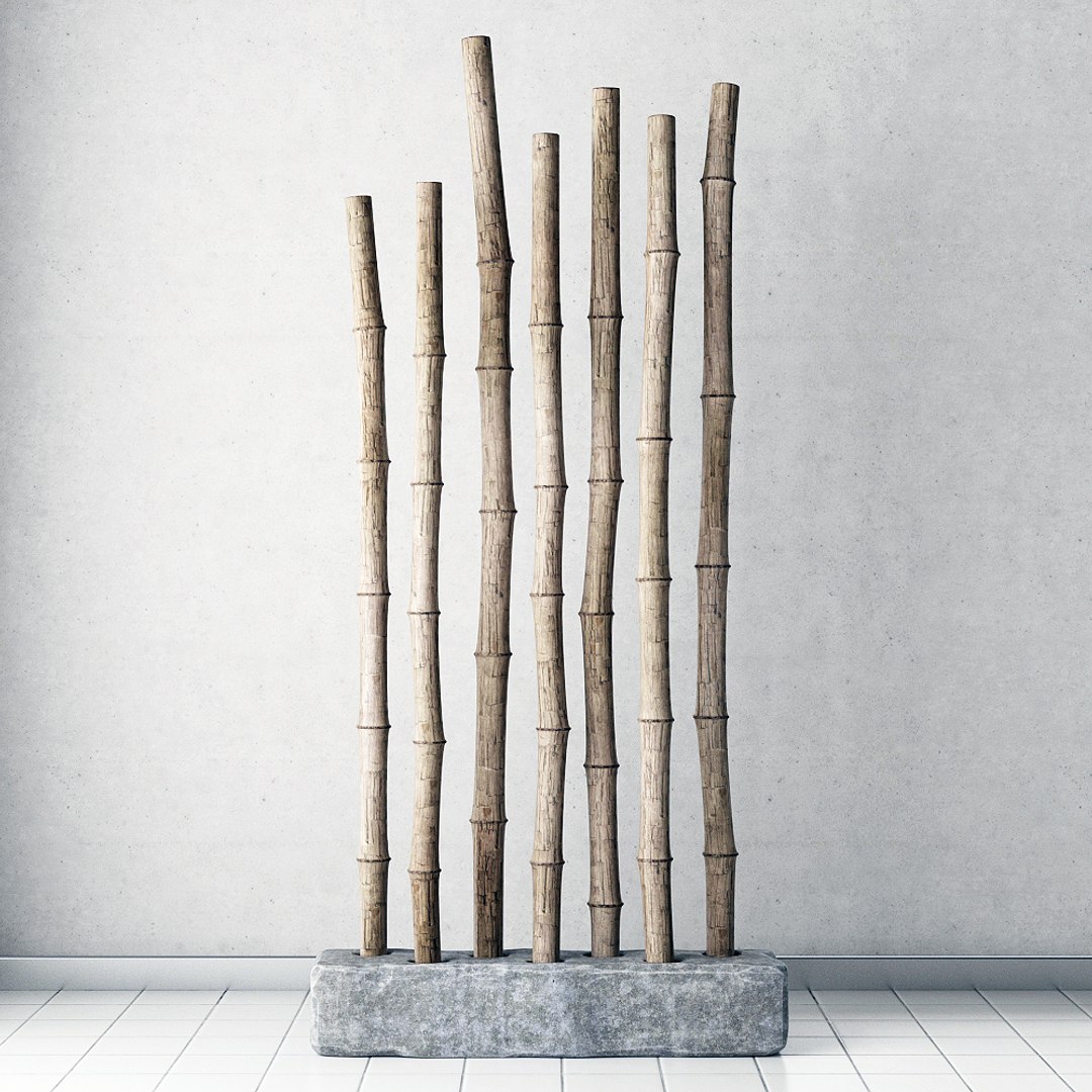 Bamboo Decor Model - TurboSquid 1481296