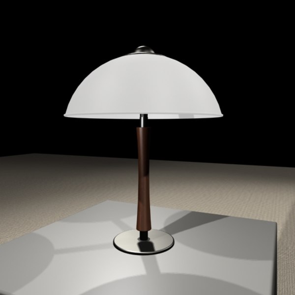 3d max table lamp