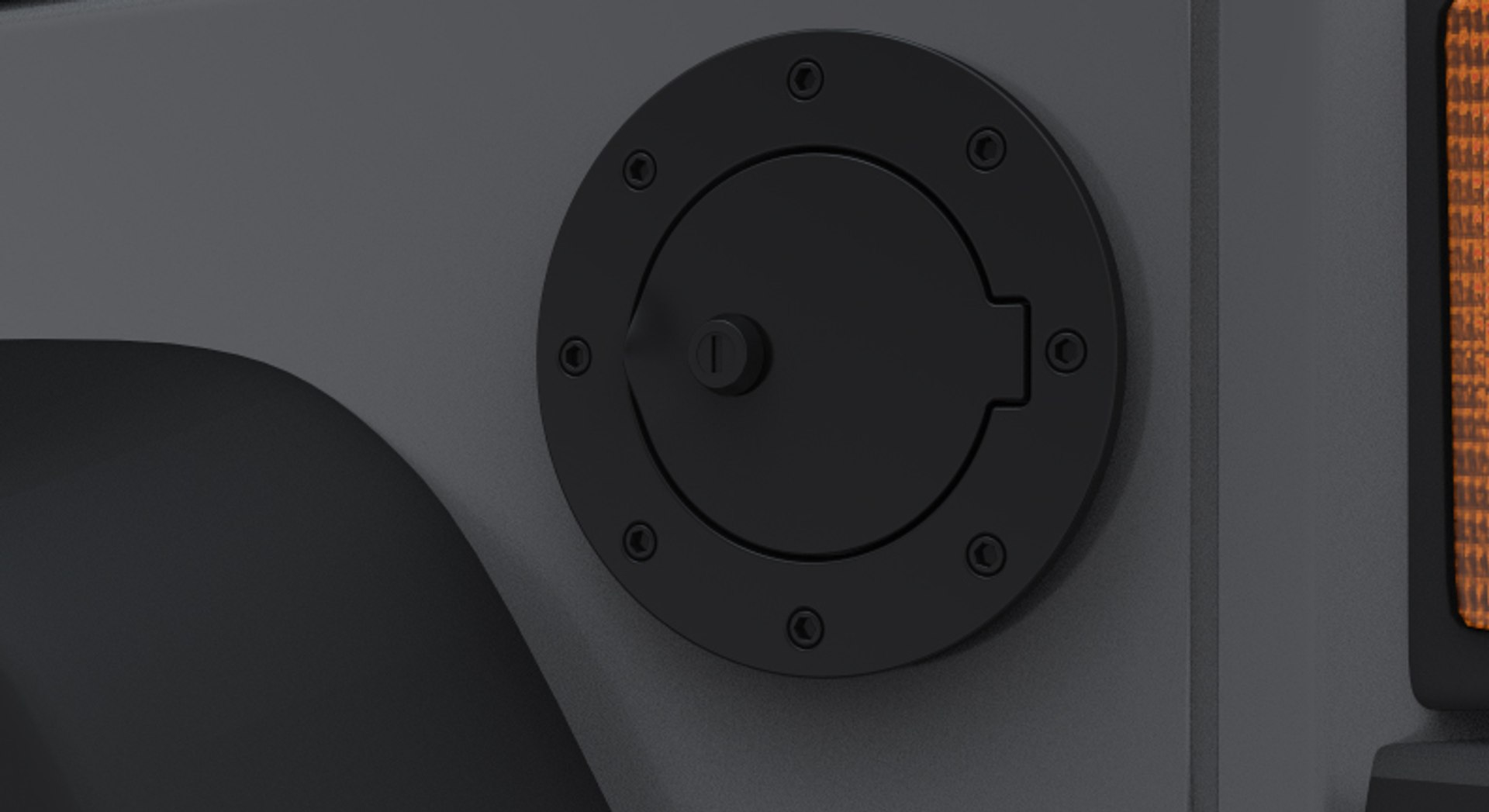 Locking Fuel Cap 3d Model