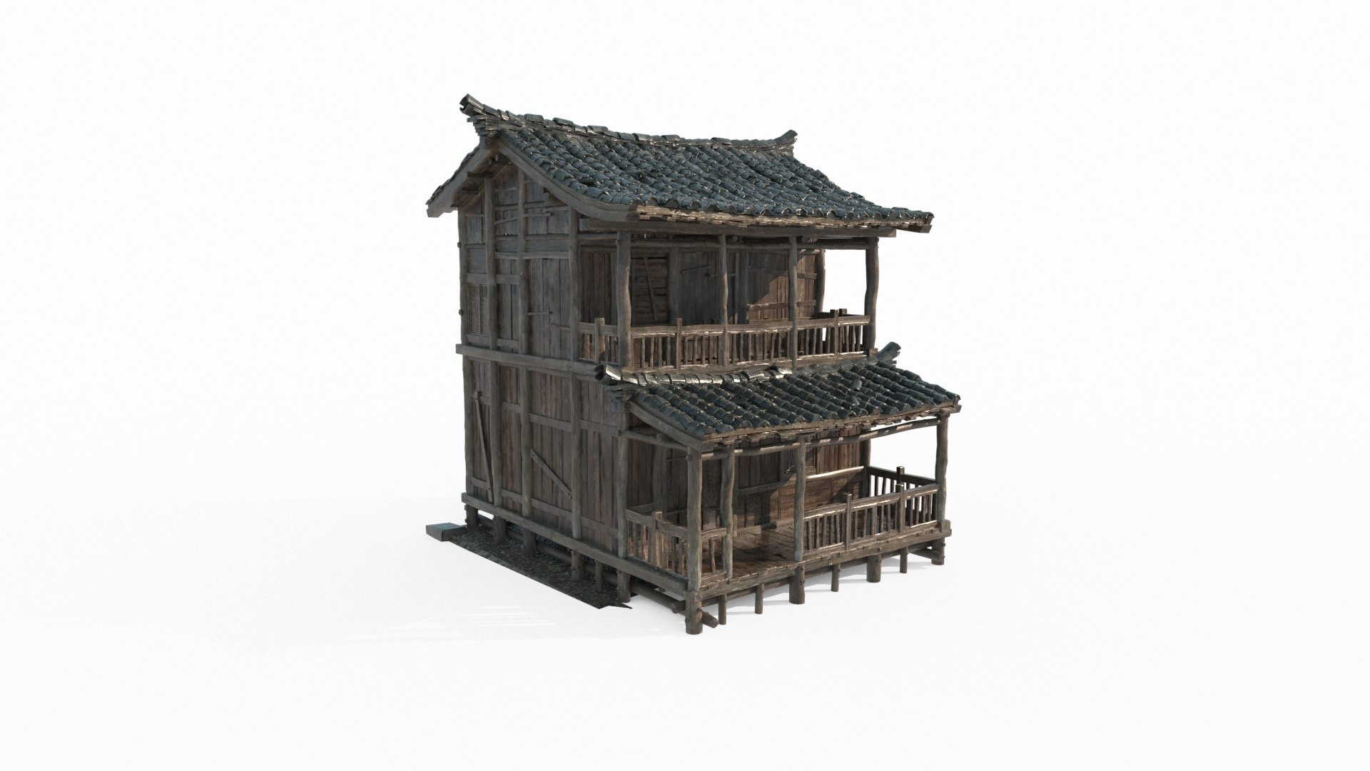 Small Buildings In Ancient Asian Architecture 3D - TurboSquid 2350409