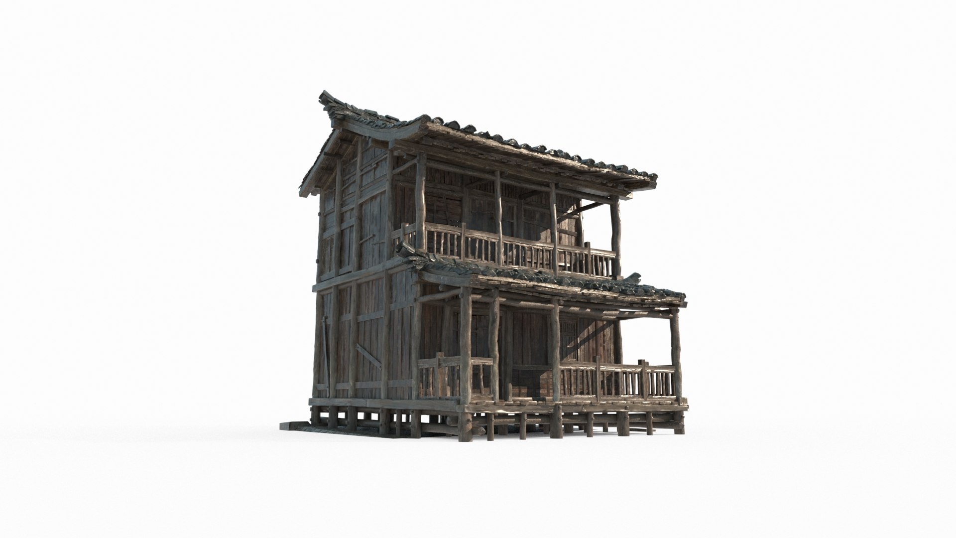 Small Buildings In Ancient Asian Architecture 3D - TurboSquid 2350409