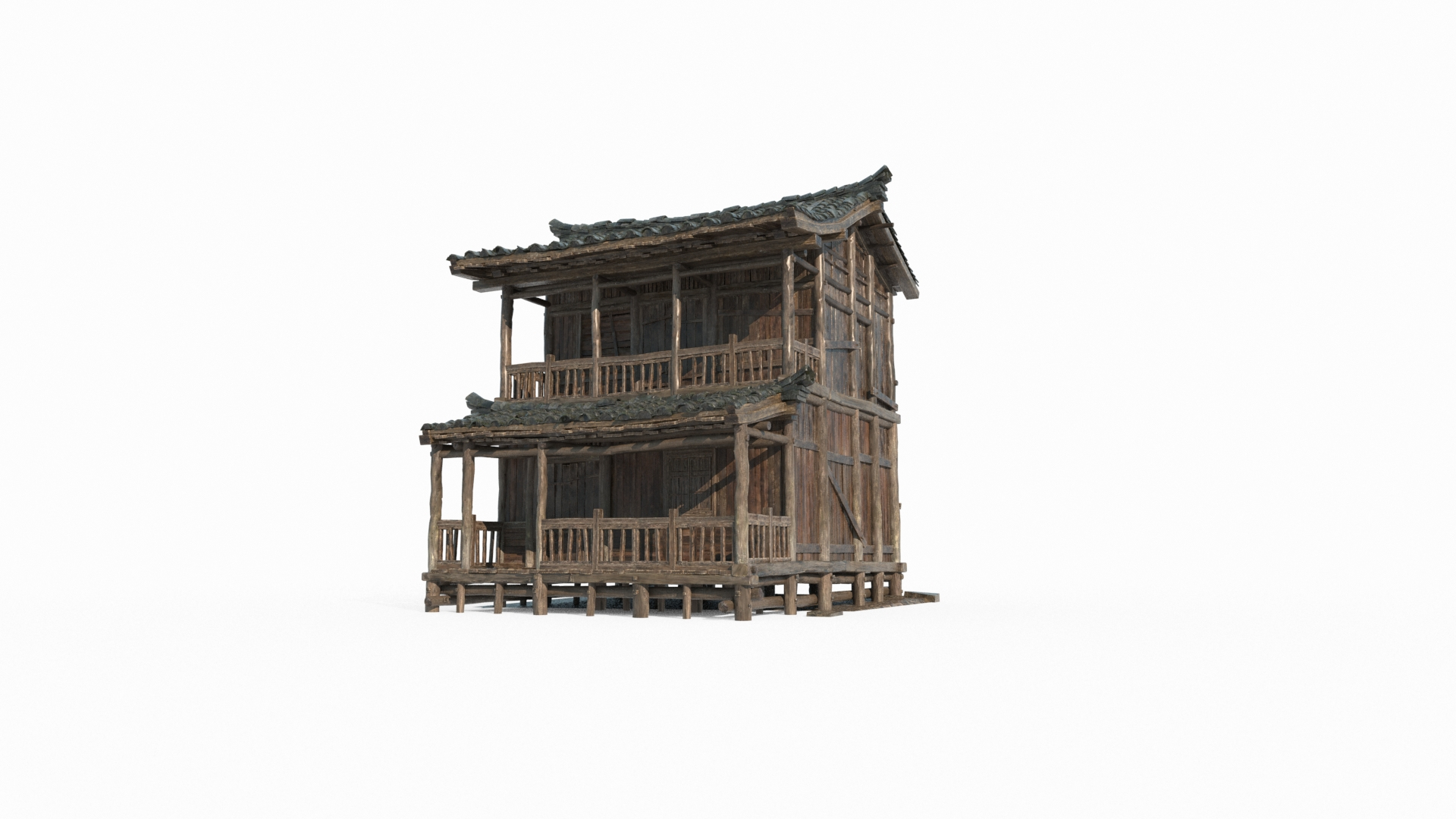 Small Buildings In Ancient Asian Architecture 3D - TurboSquid 2350409