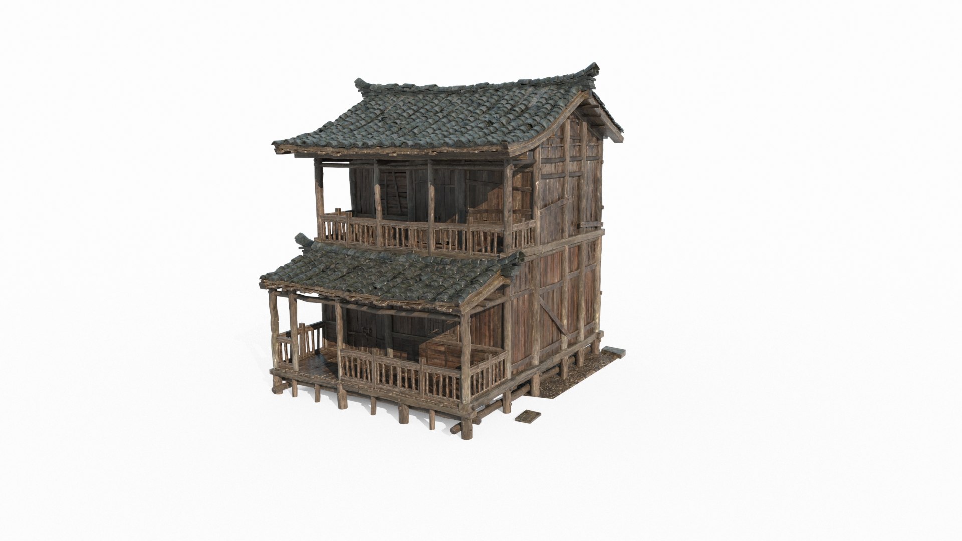 Small Buildings In Ancient Asian Architecture 3D - TurboSquid 2350409