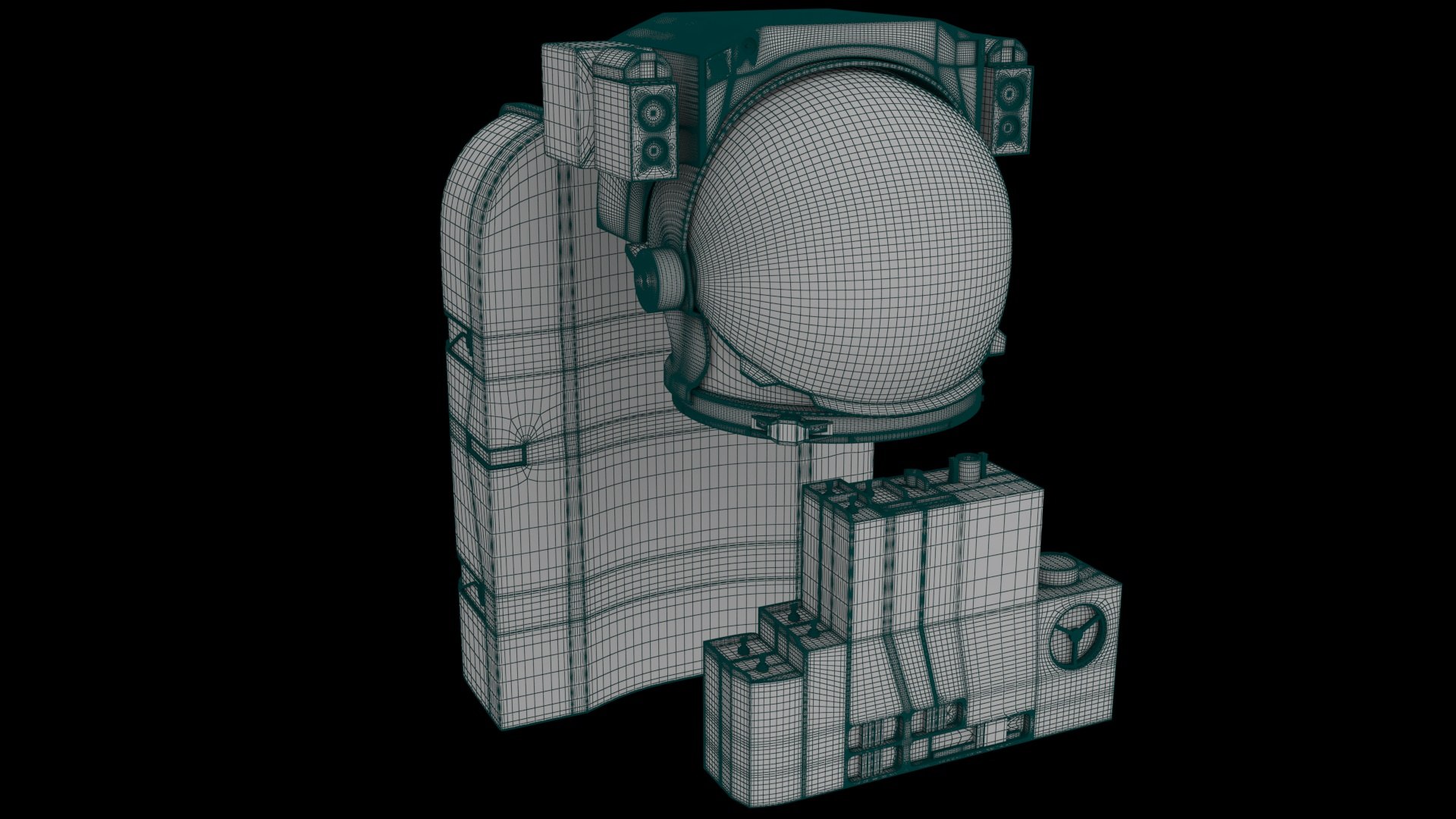 Astronaut Helmet Equipment Model - TurboSquid 2283919