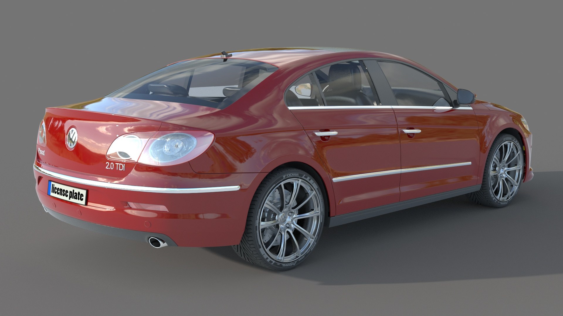 3D Volkswagen Passat 2 0 TDI Comfortline - TurboSquid 2006700