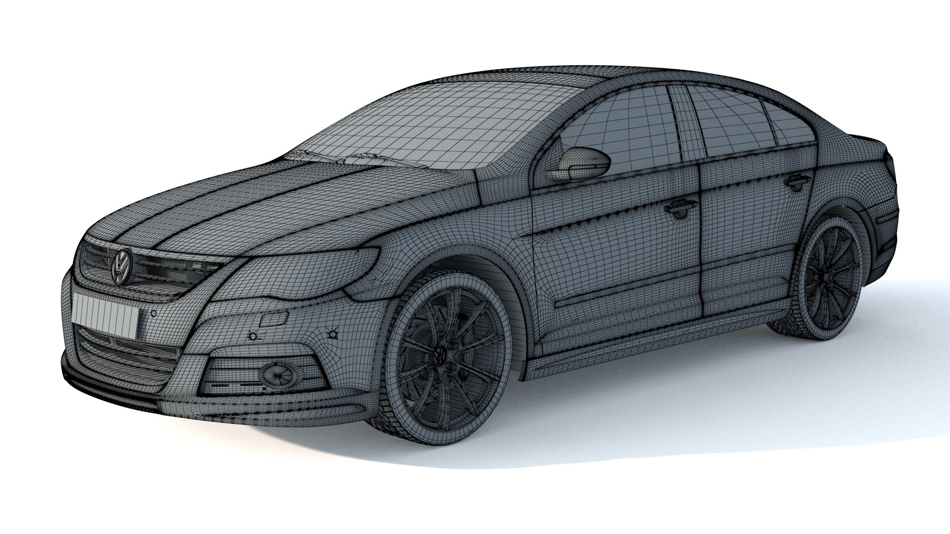 3D Volkswagen Passat 2 0 TDI Comfortline - TurboSquid 2006700