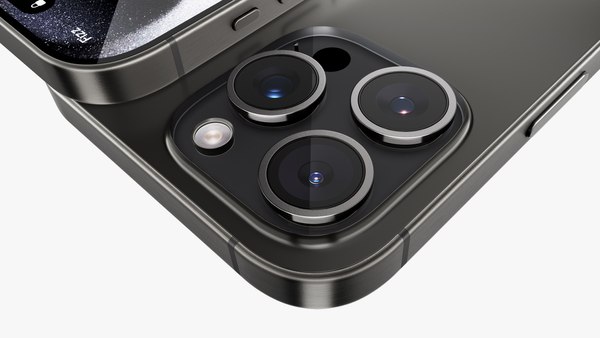 modelo 3d iPhone 15 Pro Max Negro Titanio - TurboSquid 2133403