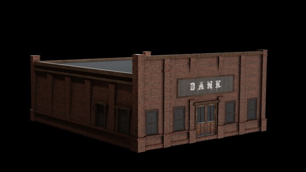 Bank 3D model - TurboSquid 1758794
