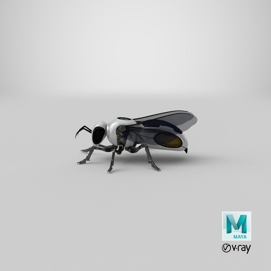 Sci-fi Robotics Bee 3D Model - TurboSquid 1239975
