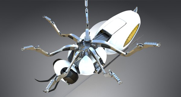 Sci-fi robotics bee 3D model - TurboSquid 1239975