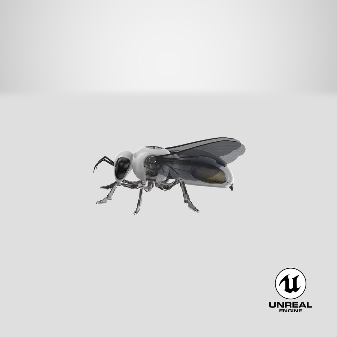 Sci-fi robotics bee 3D model - TurboSquid 1239975