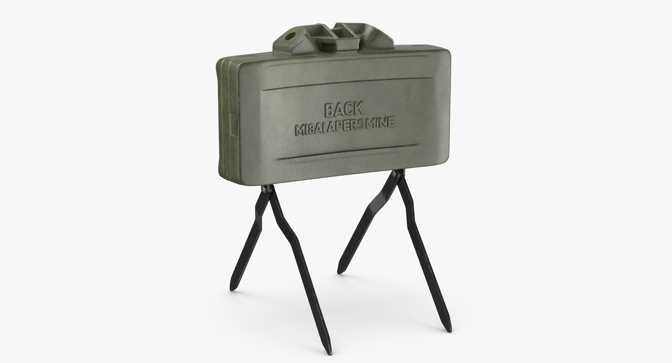 3d model m18 claymore