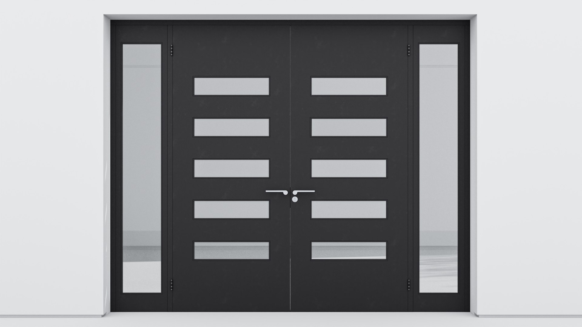 3D Model Aluminium Door 99 - TurboSquid 2022551