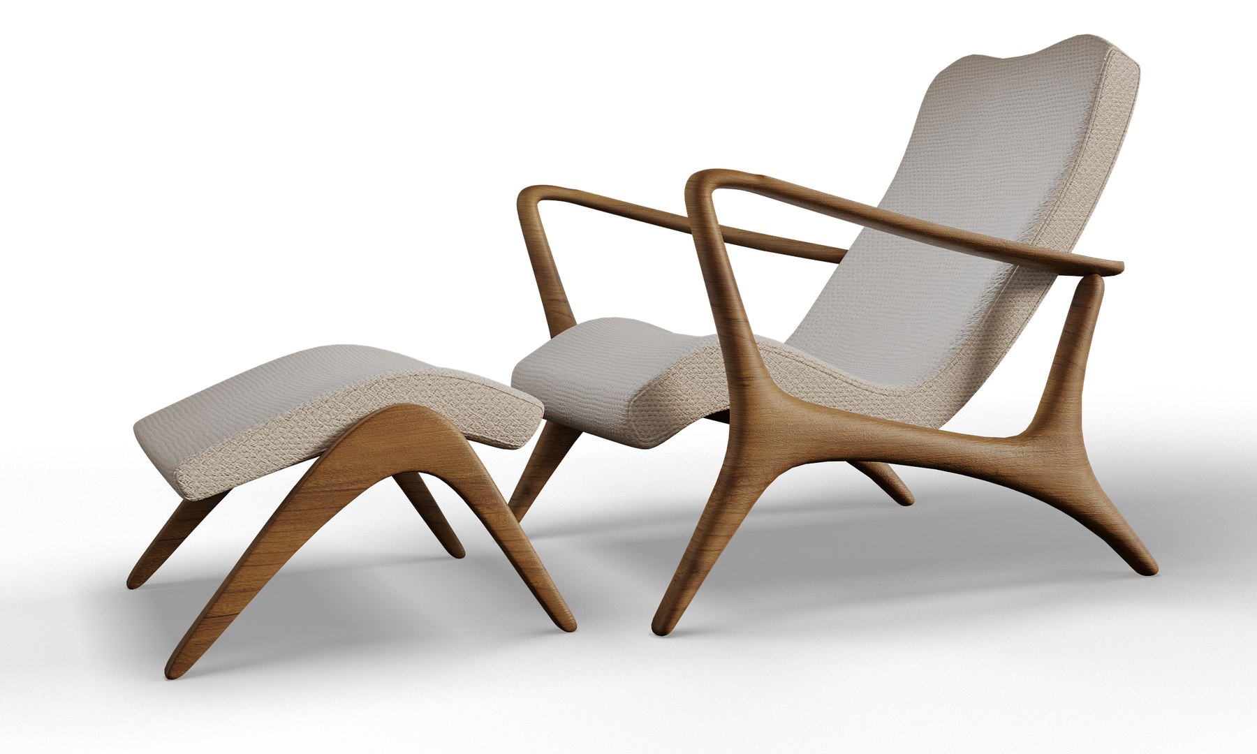 Contour Low Back Lounge ChairModel - 175 E 3D model - TurboSquid 1815298