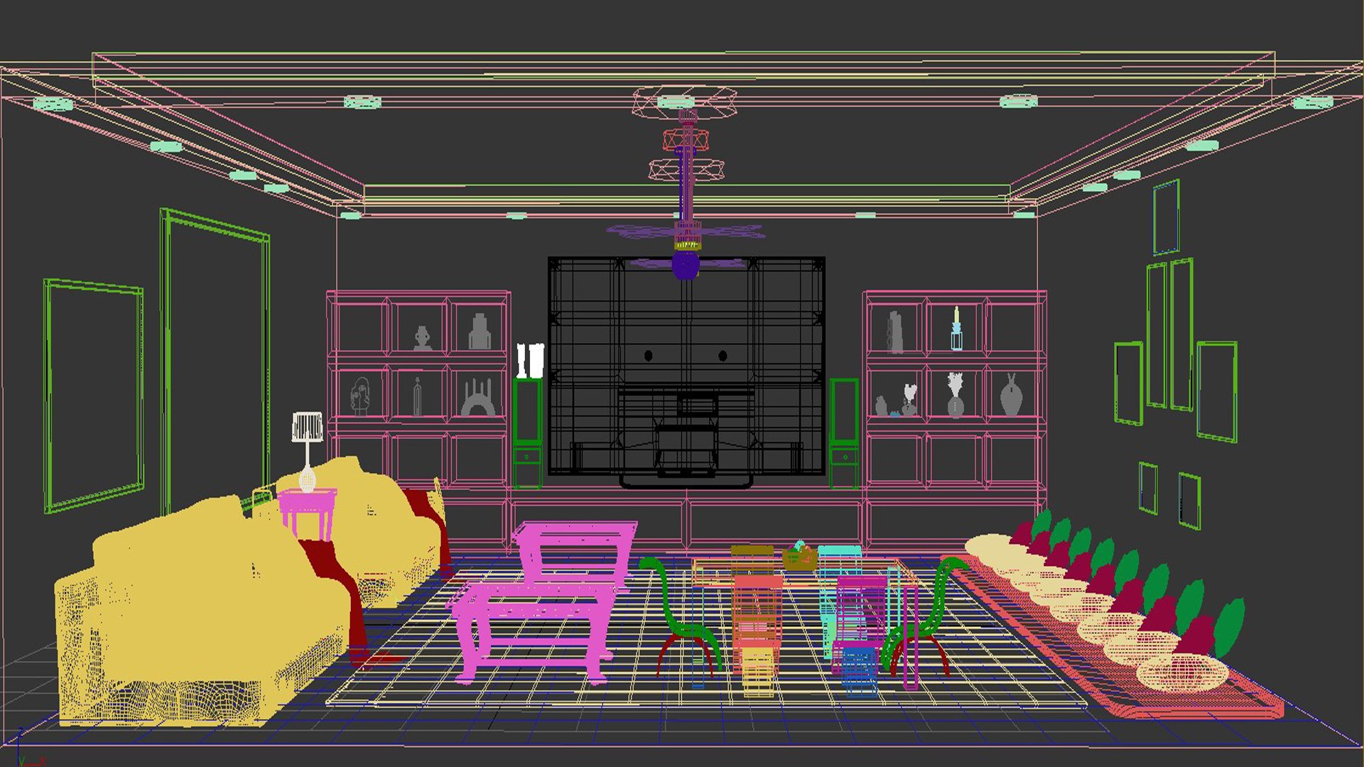 Interior Room 3D Model - TurboSquid 2130842