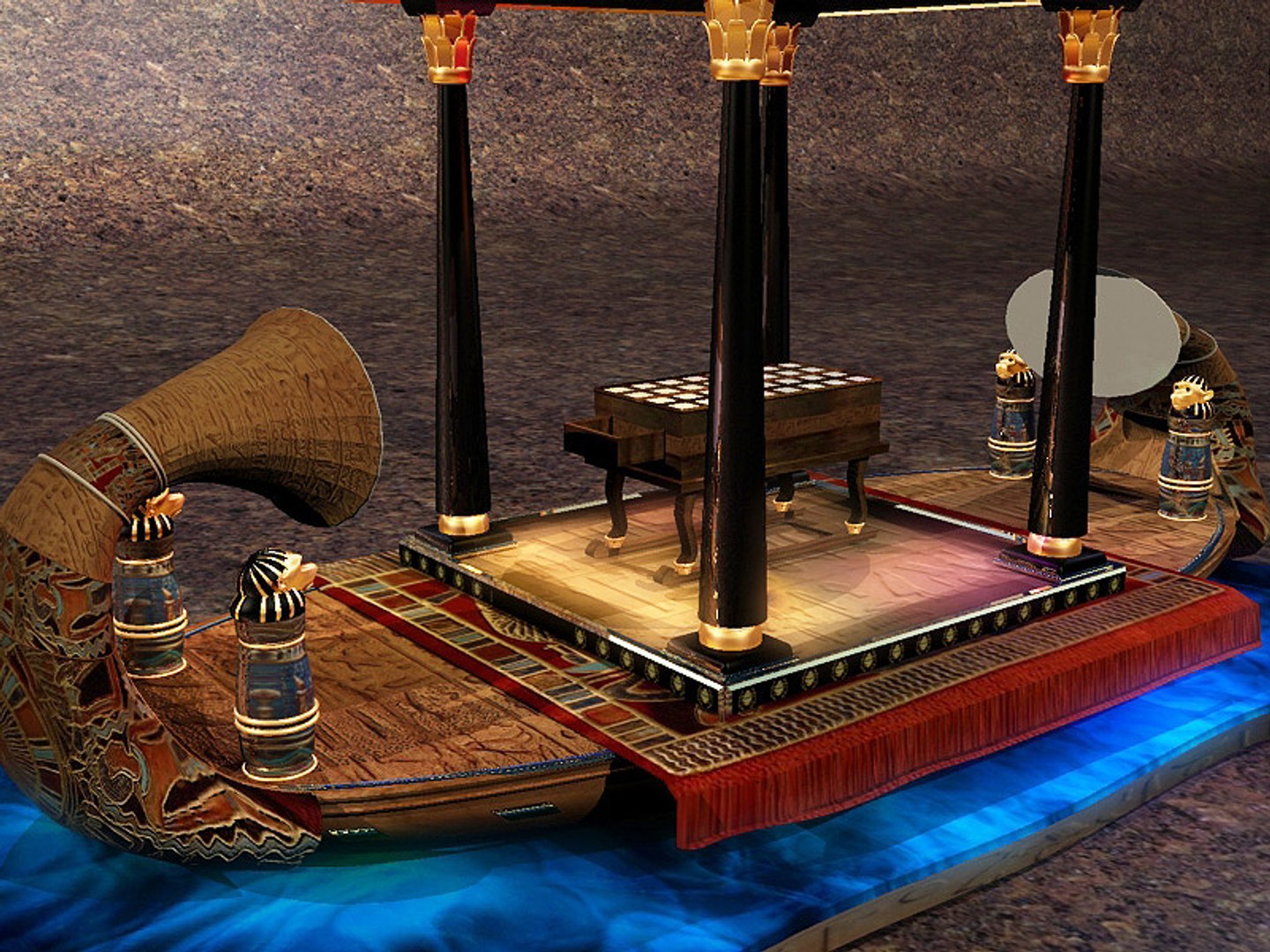 3d Max Cleopatra Boat Zipped