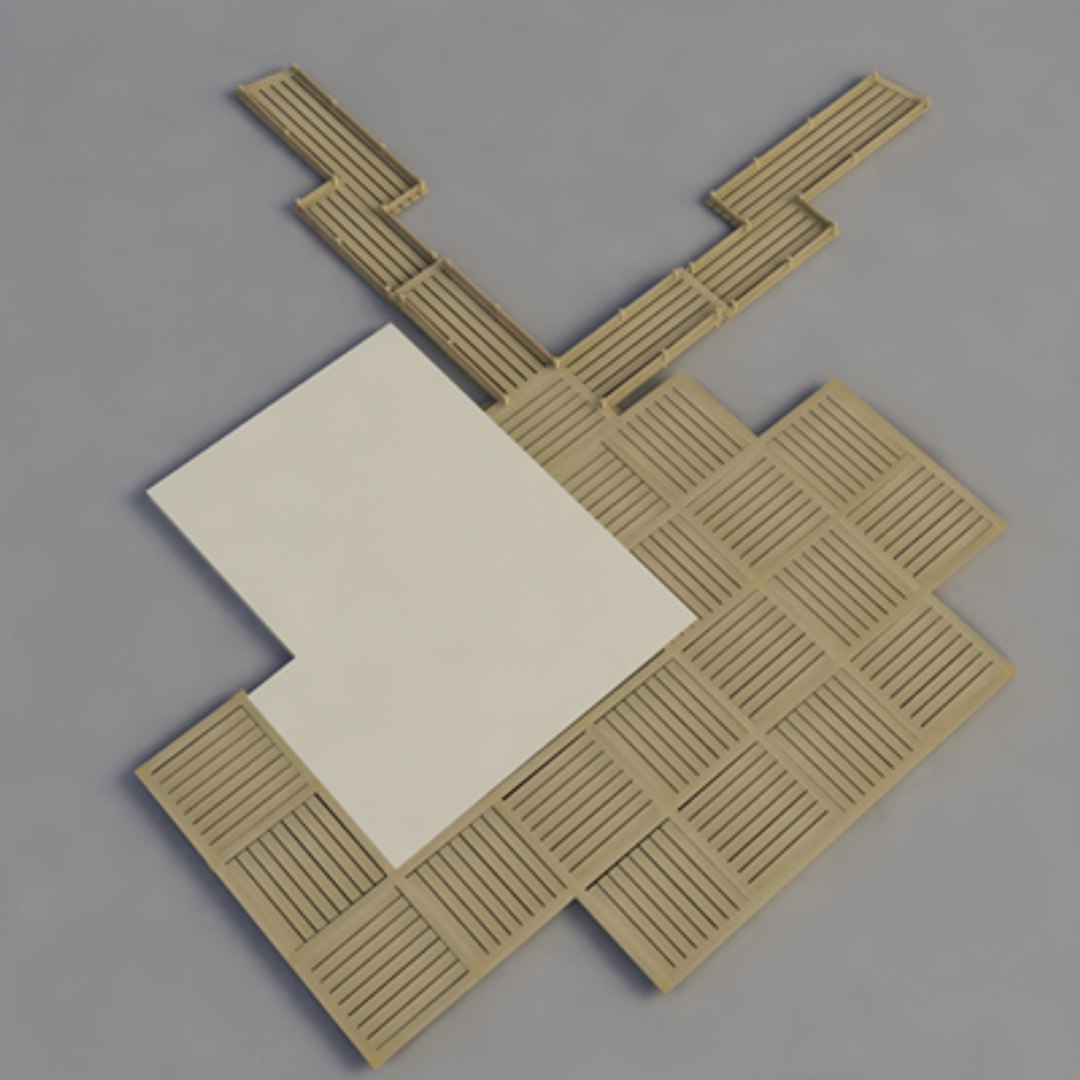 3d Model Platform Cafe Bar