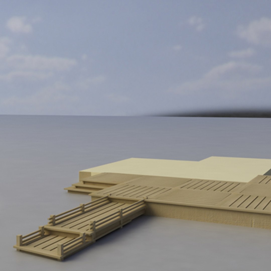 3d Model Platform Cafe Bar