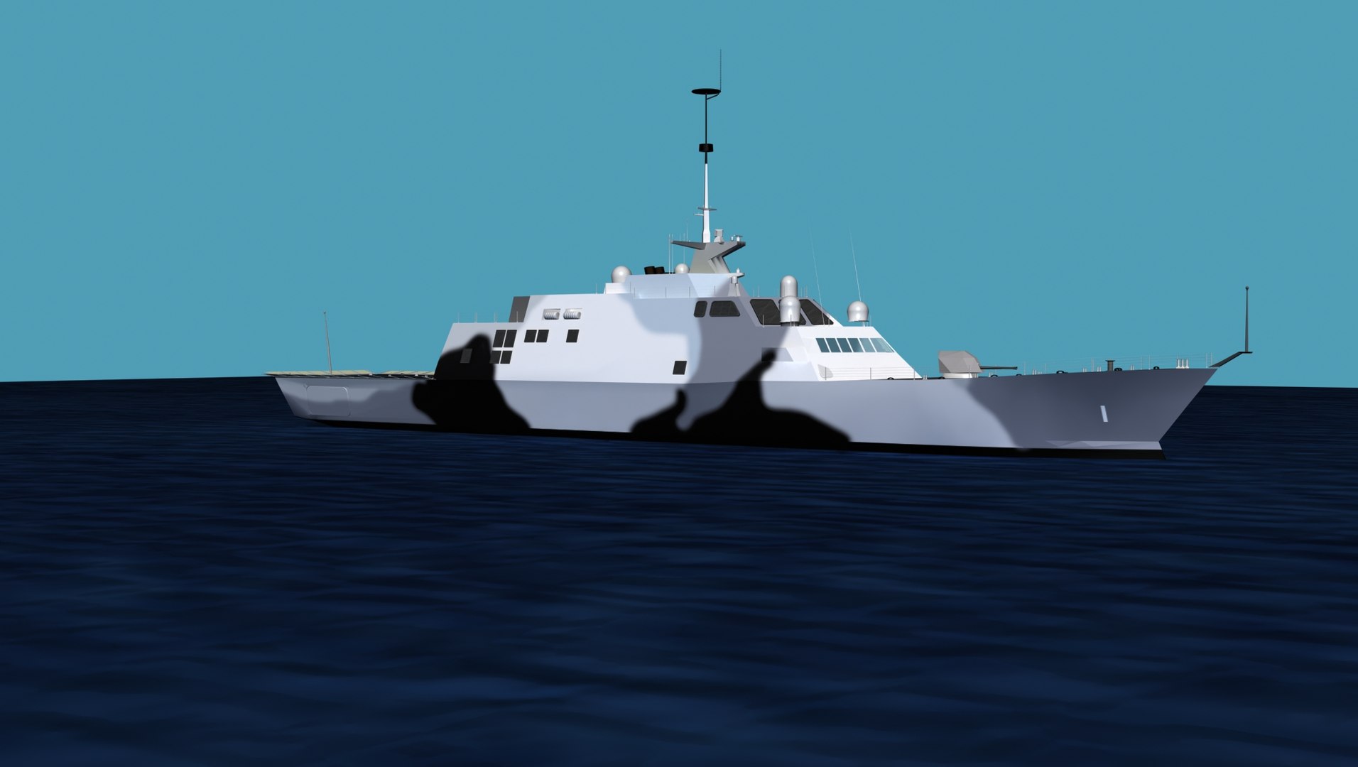 Freedom Class Blk 1 LCS-3 USS Fort Worth Model - TurboSquid 1920050