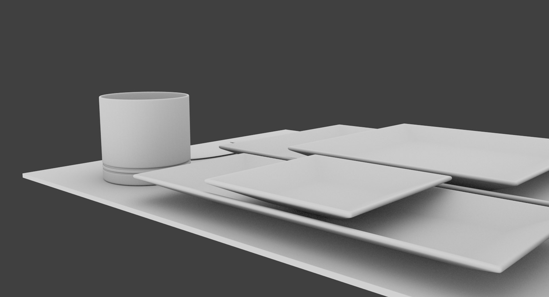 Place Setting 2 3D Model - TurboSquid 1186682